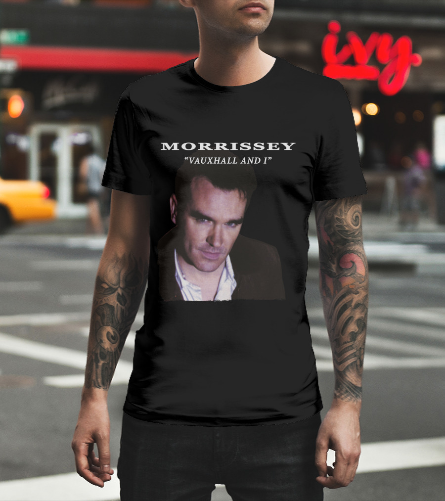 Morrissey Vauxhall And I Album Cover T-Shirt