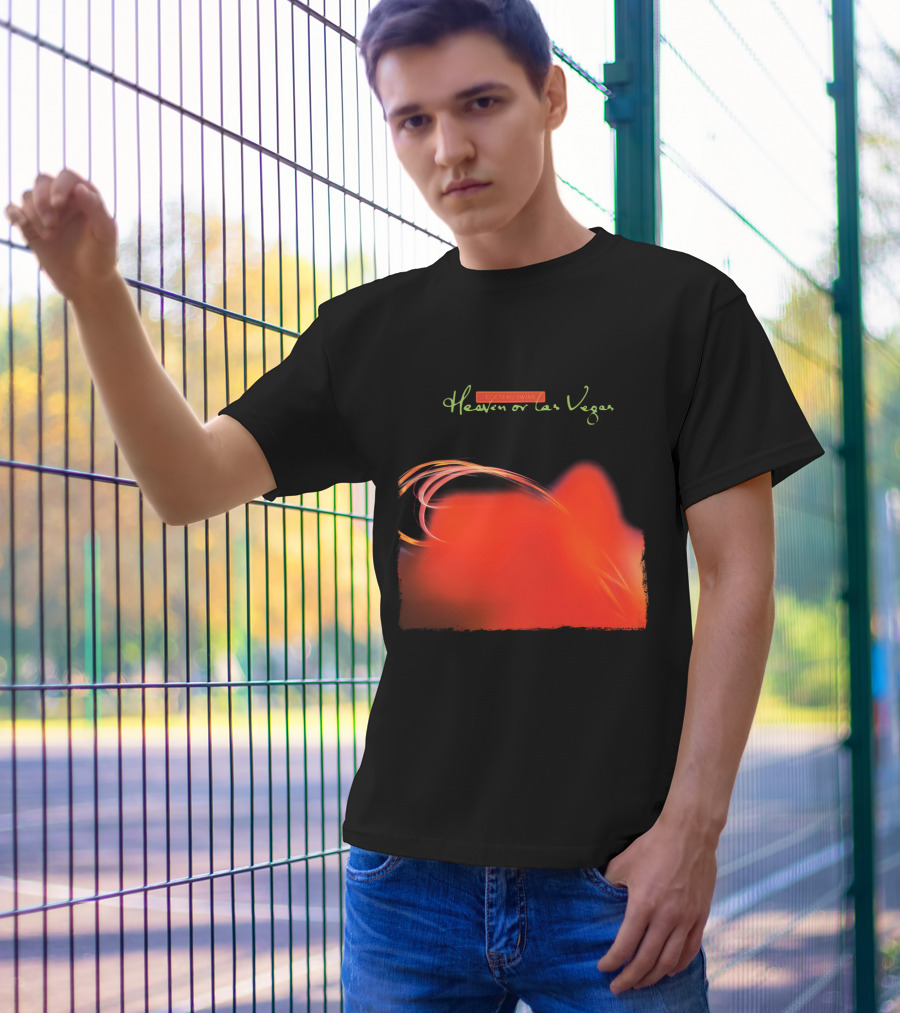 Cocteau Twins Heaven Or Las Vegas Red Abstract Swirl T-Shirt
