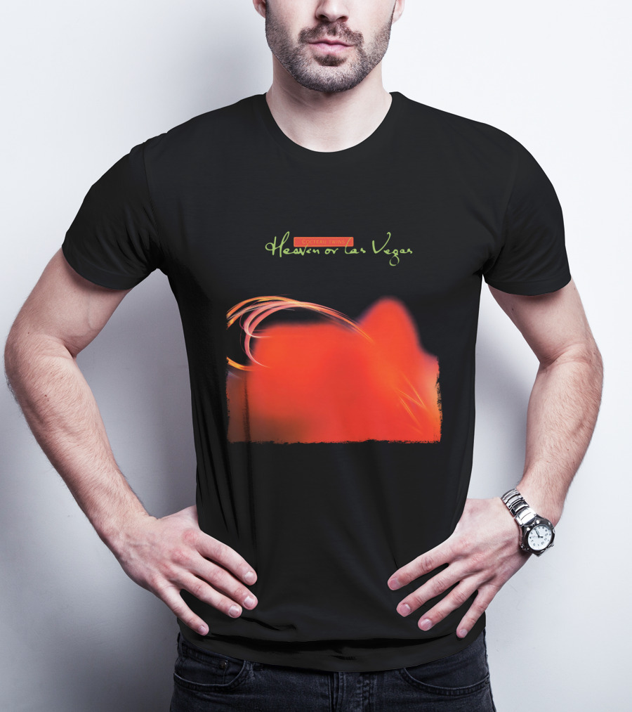 Cocteau Twins Heaven Or Las Vegas Red Abstract Swirl T-Shirt