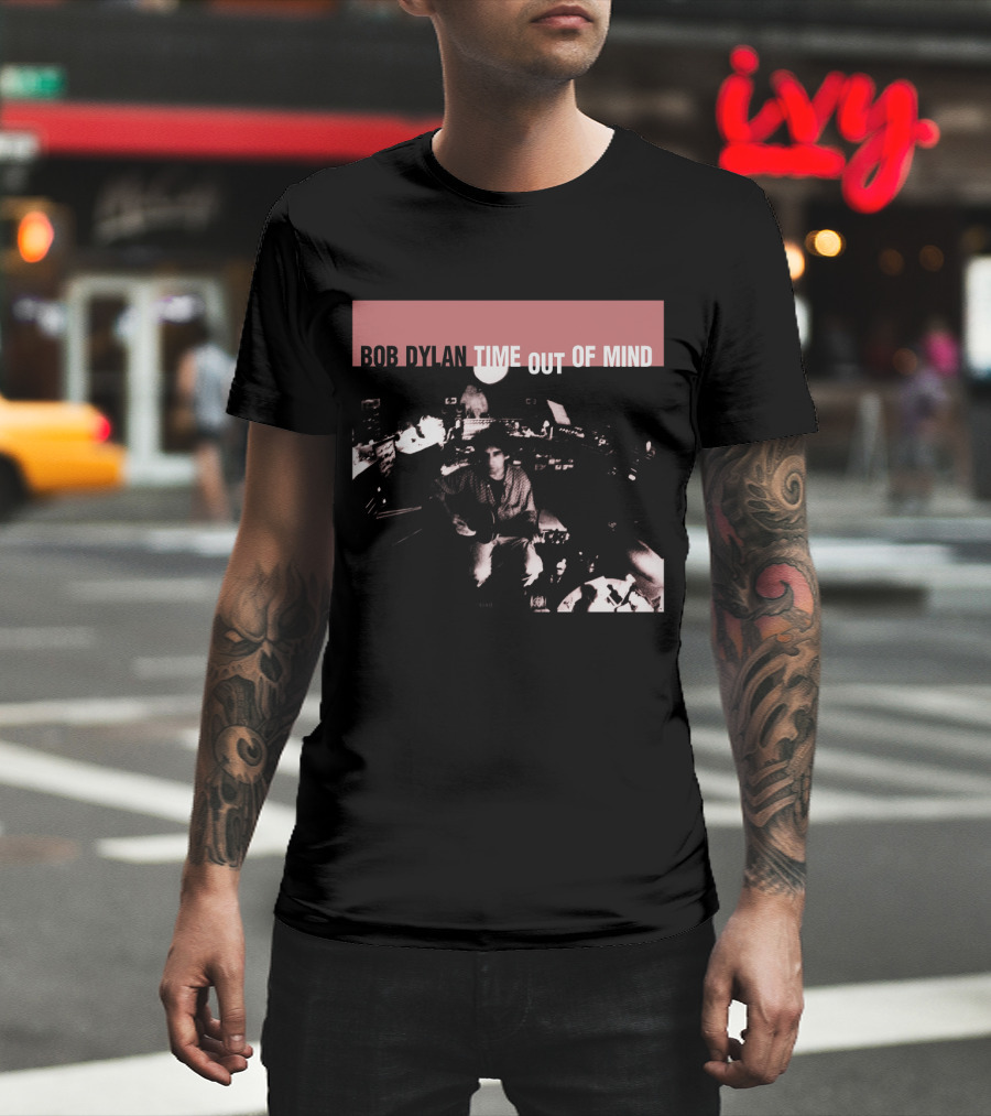 Bob Dylan Time Out Of Mind Album Cover Studio Session T-Shirt
