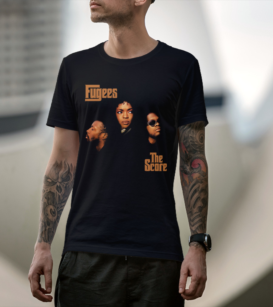 Fugees The Score Album Cover Trio Wyclef Lauryn Pras T-Shirt