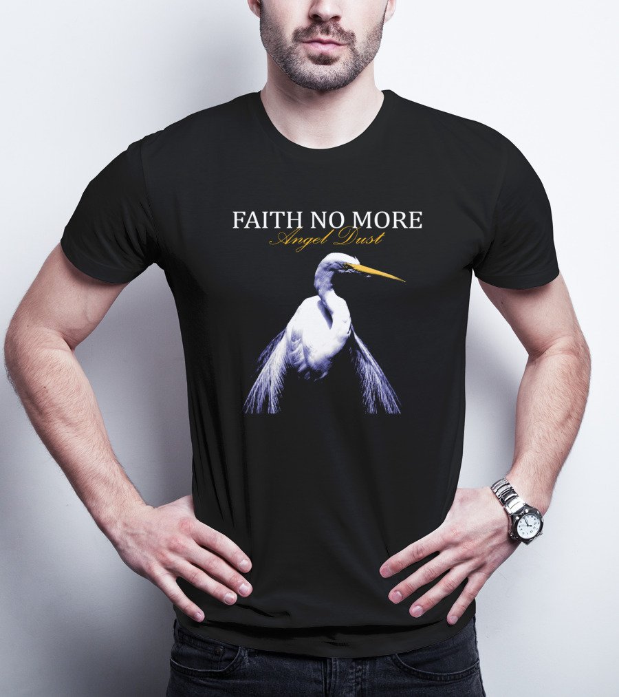 Faith No More Angel Dust Album Heron Image T-Shirt