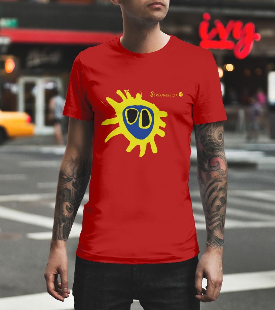 Primal Scream Screamadelica Iconic Sunburst T-Shirt