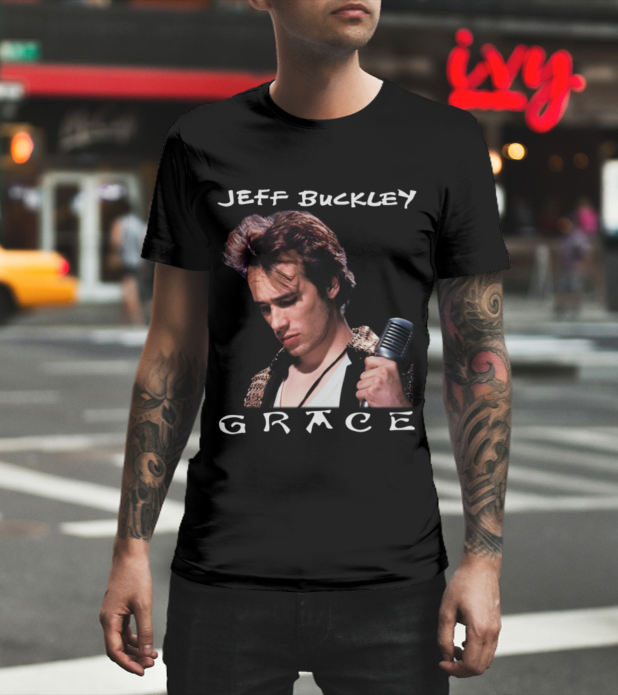 Jeff Buckley Grace Microphone T-Shirt