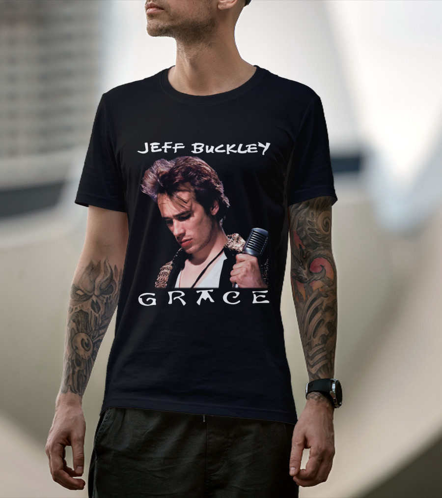 Jeff Buckley Grace Microphone T-Shirt