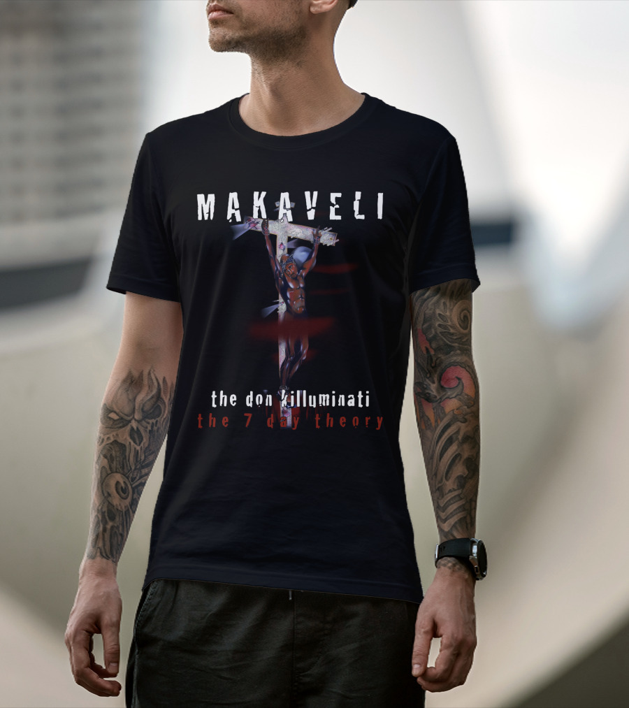 Makaveli The Don Killuminati The 7 Day Theory Album T-Shirt