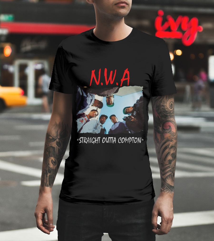 N.W.A Straight Outta Compton Iconic Group Photo T-Shirt