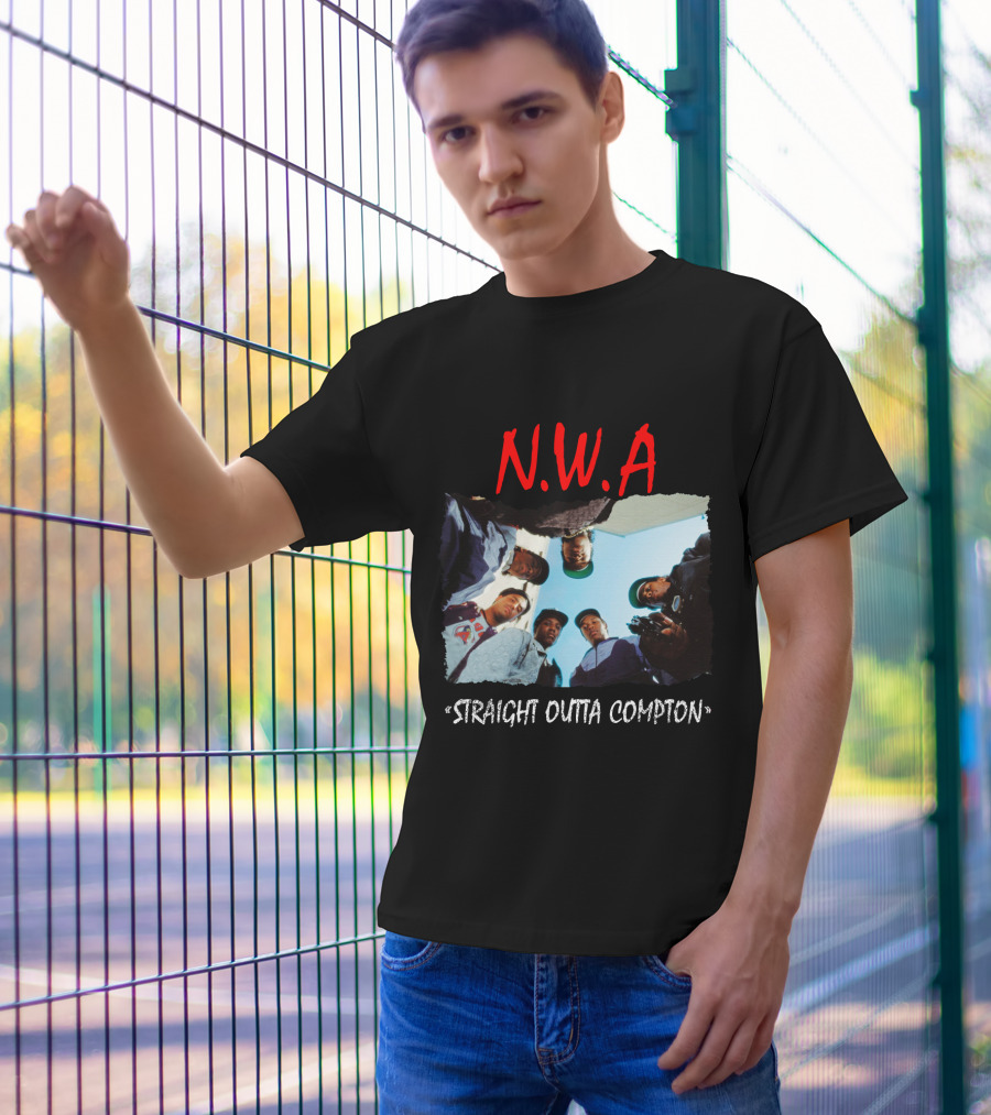 N.W.A Straight Outta Compton Iconic Group Photo T-Shirt