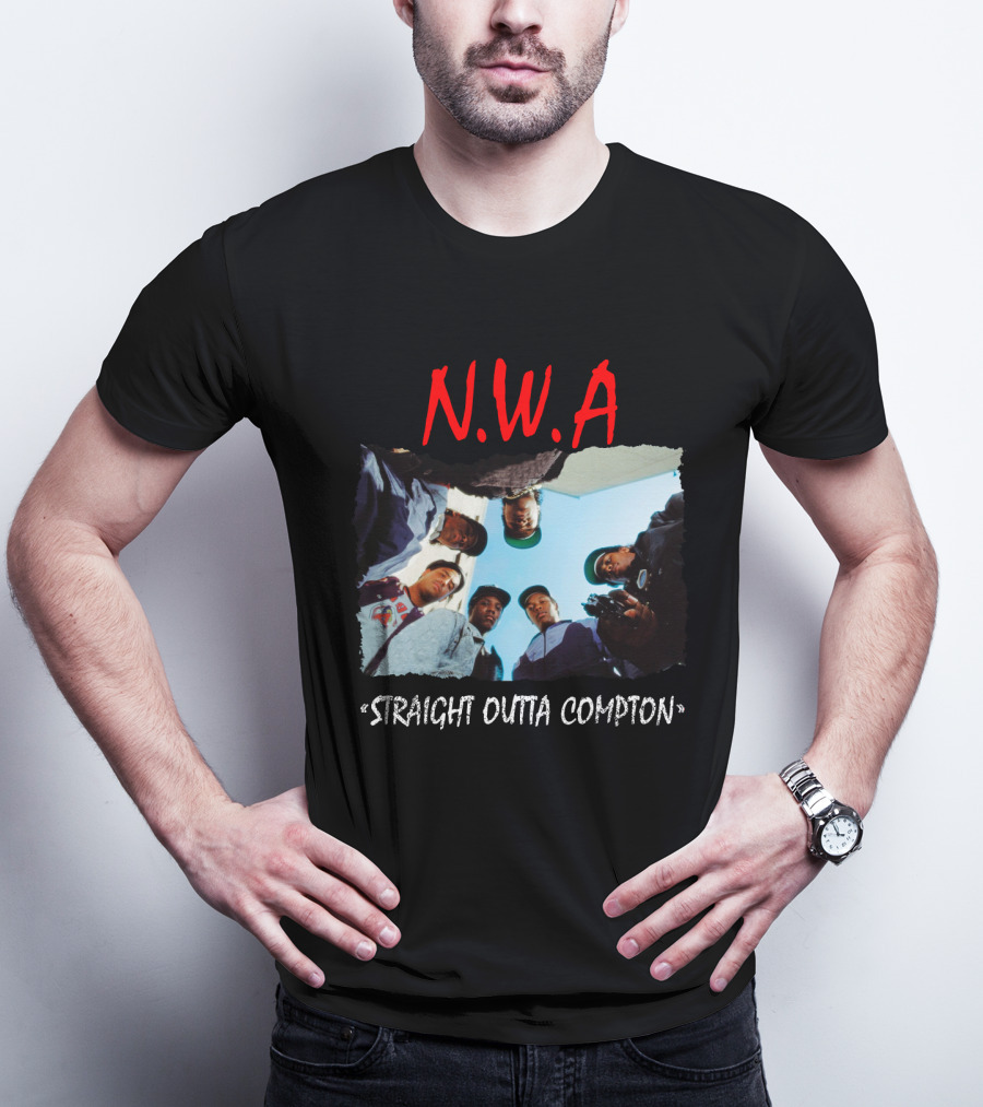 N.W.A Straight Outta Compton Iconic Group Photo T-Shirt