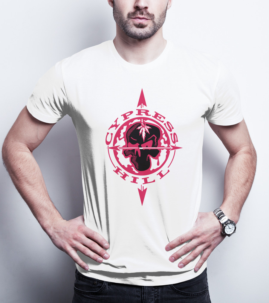 Cypress Hill Red Skull Compass T-Shirt