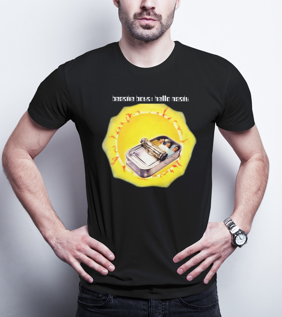 Beastie Boys Hello Nasty Album Cover Sardine Can 1998 Sunburst T-Shirt