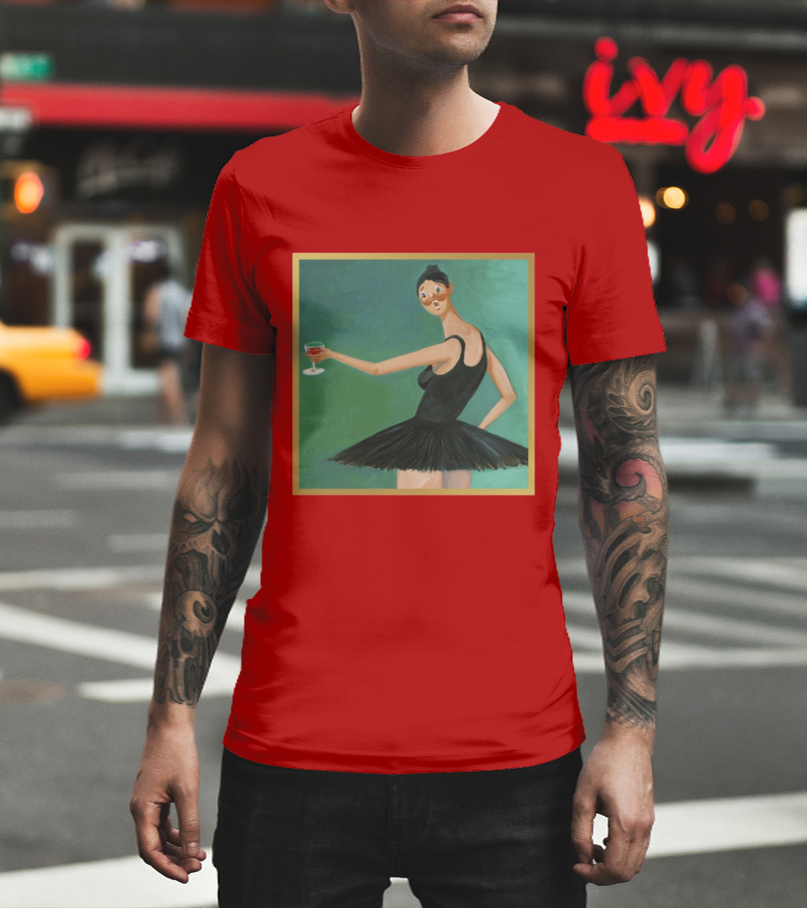 Kanye West My Beautiful Dark Twisted Fantasy Ballerina Cover Art T-Shirt