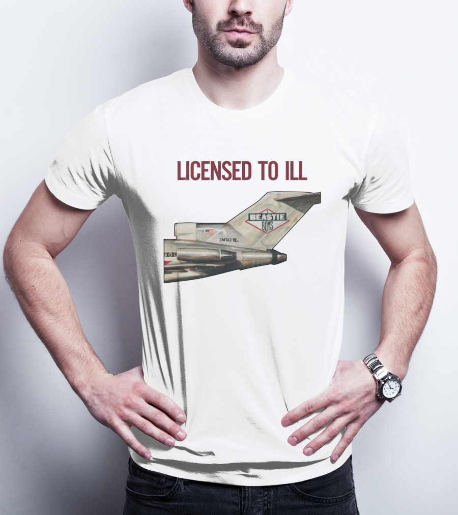 Beastie Boys Licensed To Ill Airplane Tail T-Shirt