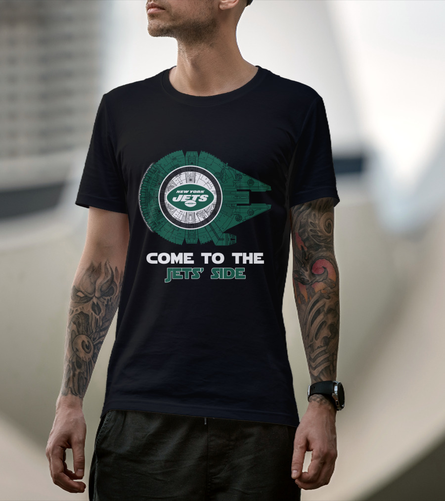 New York Jets Millennium Falcon Come To The Jets' Side T-Shirt