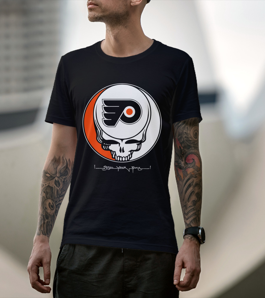 Steal Your Face Grateful Dead Philadelphia Flyers T-Shirt
