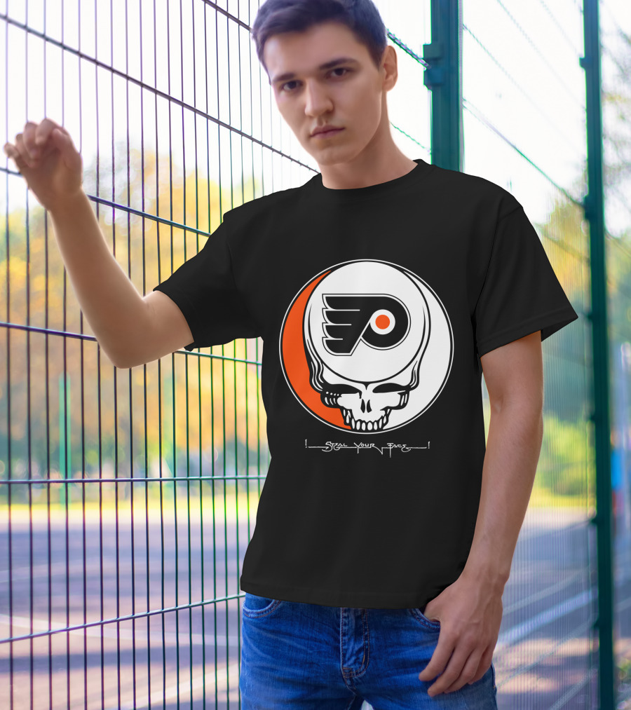 Steal Your Face Grateful Dead Philadelphia Flyers T-Shirt