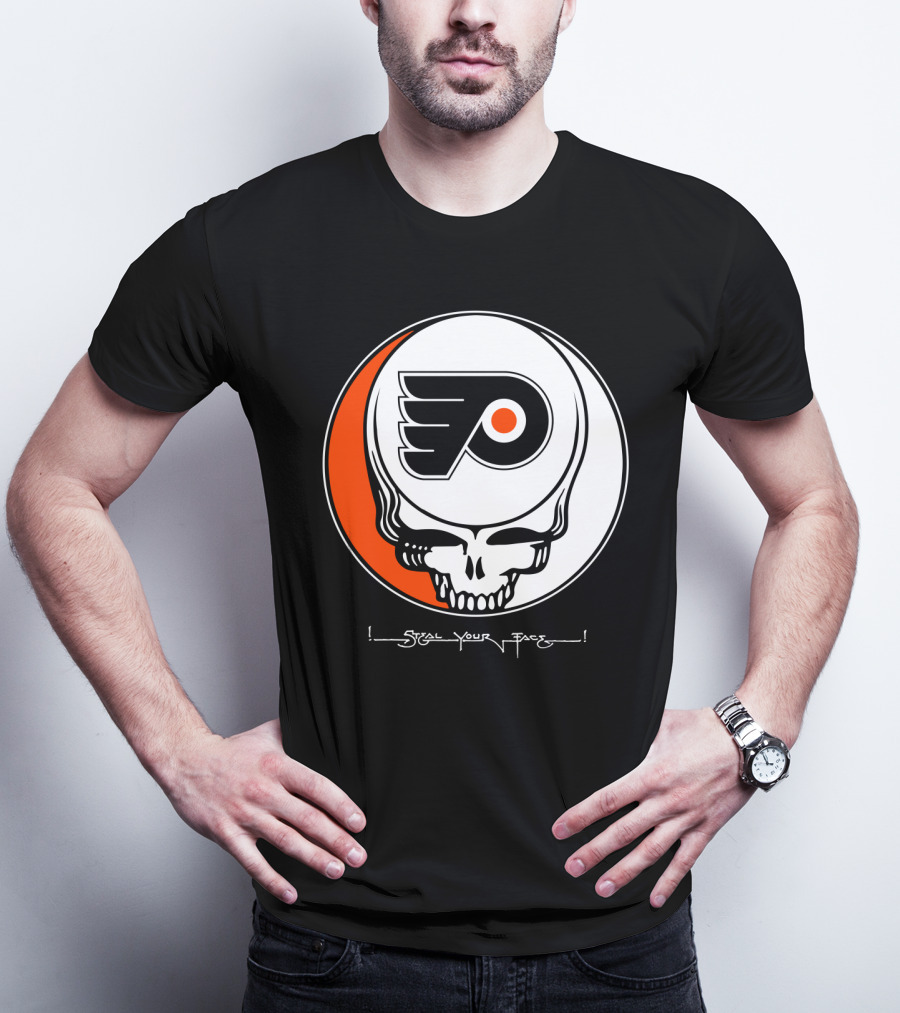 Steal Your Face Grateful Dead Philadelphia Flyers T-Shirt