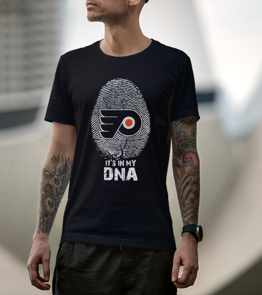 Flyers It's In My DNA Fingerprint T-Shirt