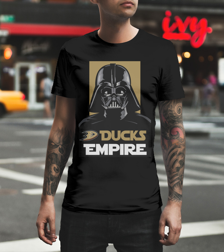 Anaheim Ducks Empire Darth Vader NHL T-Shirt