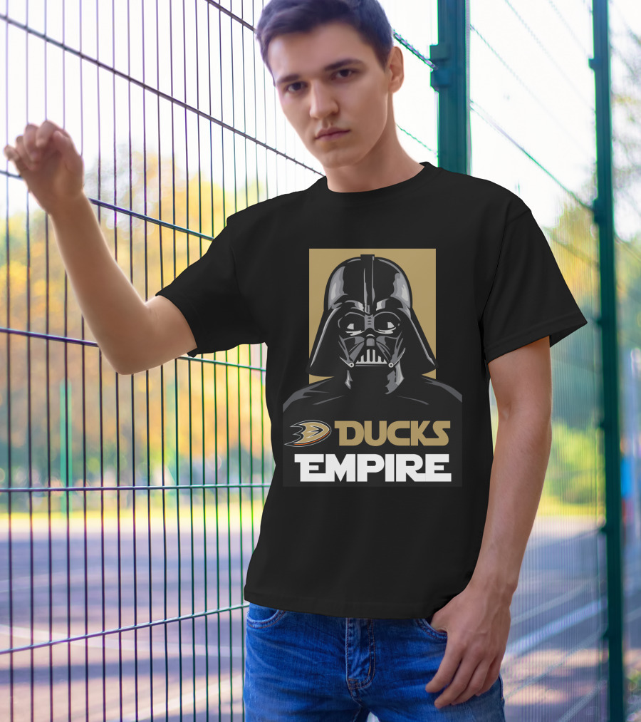 Anaheim Ducks Empire Darth Vader NHL T-Shirt