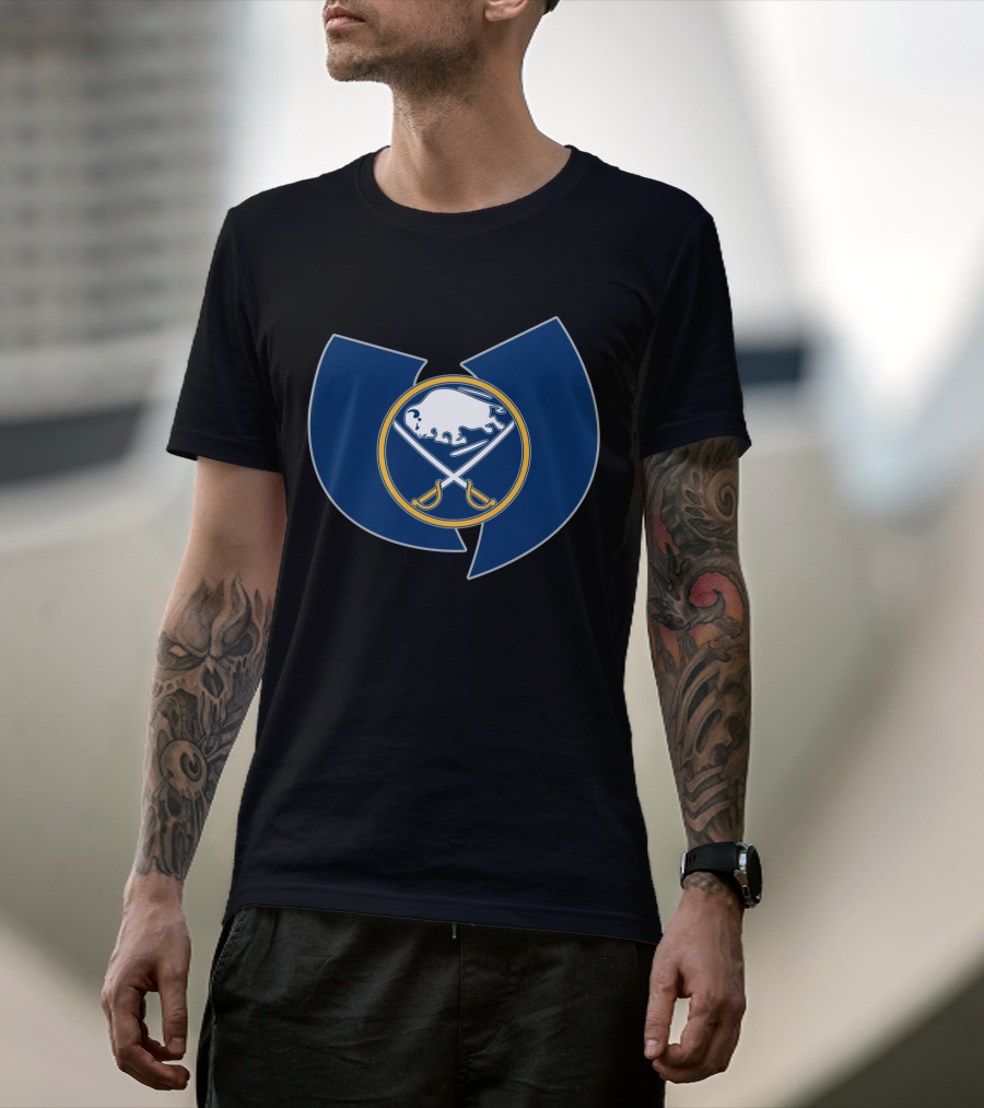 Buffalo Sabres Wu-Tang Clan Logo Mashup T-Shirt