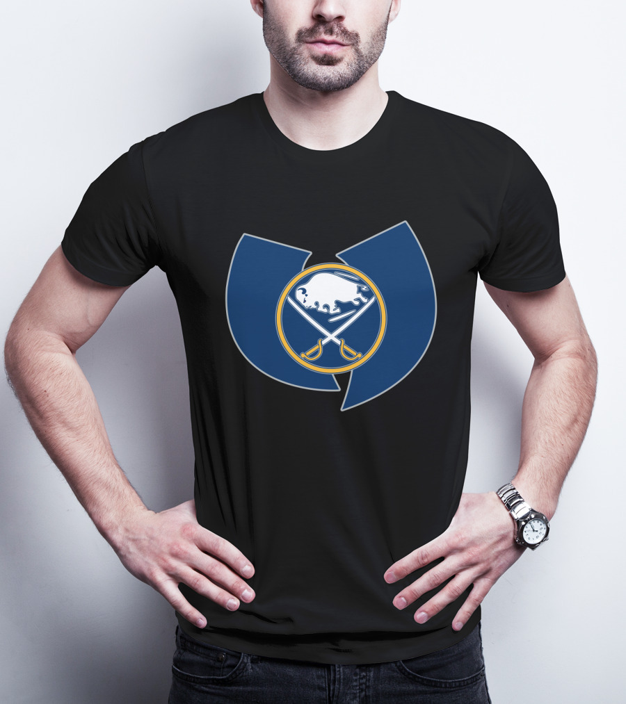 Buffalo Sabres Wu-Tang Clan Logo Mashup T-Shirt