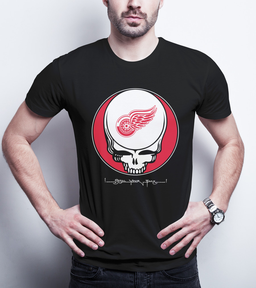 Grateful Dead Steal Your Face Detroit Red Wings T-Shirt