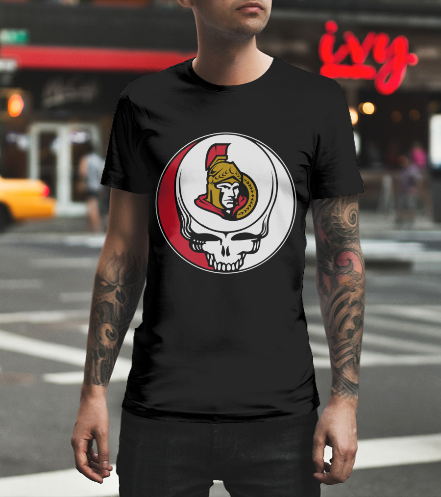 Ottawa Senators Skull T-Shirt