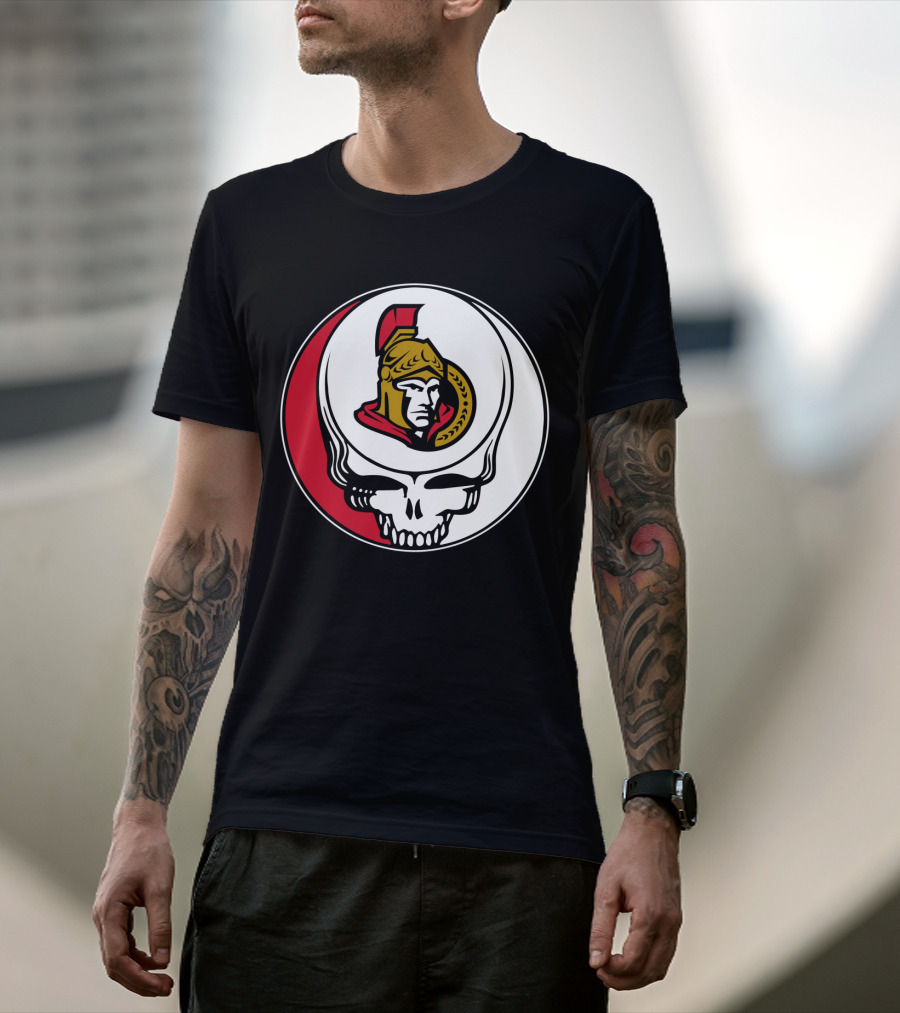 Ottawa Senators Skull T-Shirt