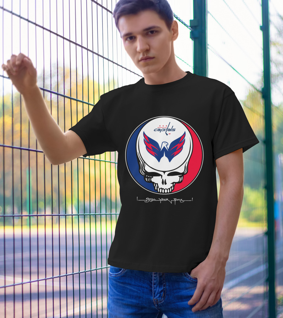Grateful Dead Washington Capitals Steal Your Face T-Shirt