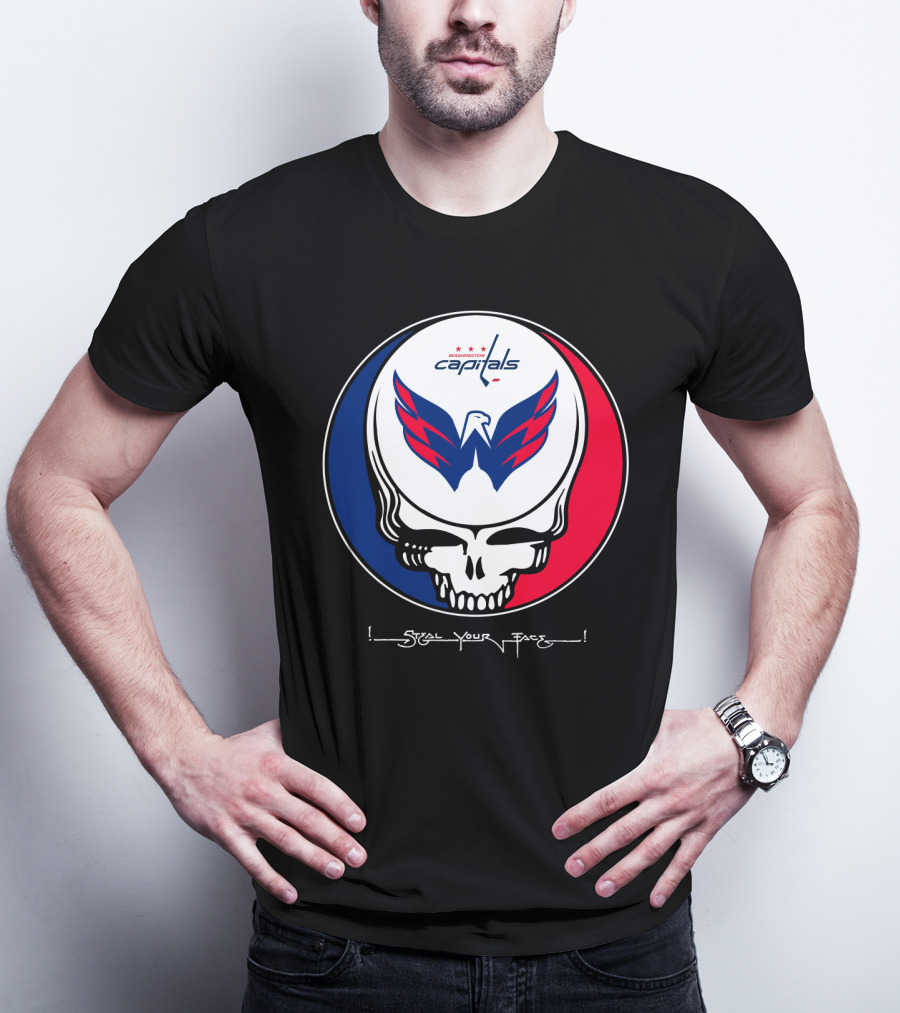 Grateful Dead Washington Capitals Steal Your Face T-Shirt