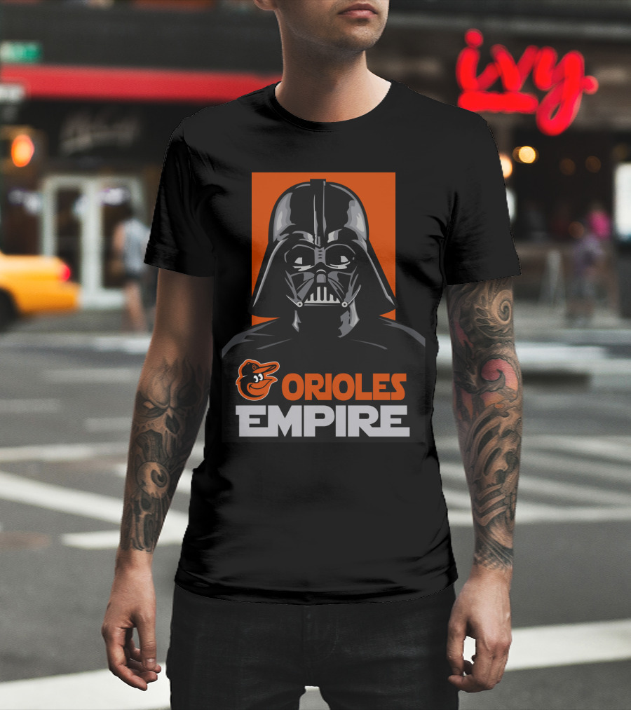 Baltimore Orioles Empire Darth Vader Orioles Empire T-Shirt