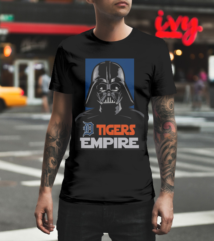 Detroit Tigers Empire Darth Vader T-Shirt