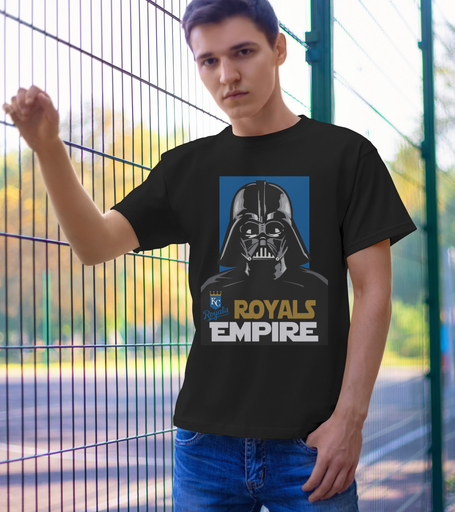 Kansas City Royals Empire Darth Vader Royals Empire T-Shirt