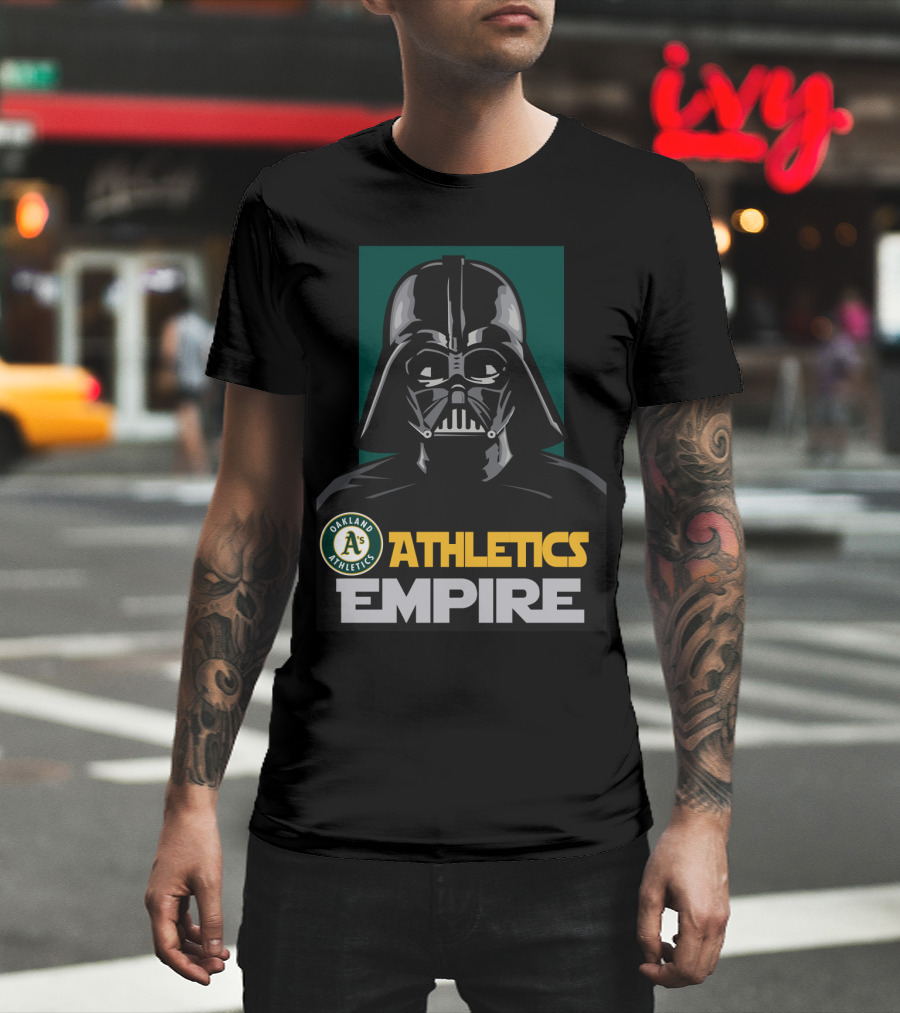 Oakland Athletics A's Athletics Empire Darth Vader T-Shirt