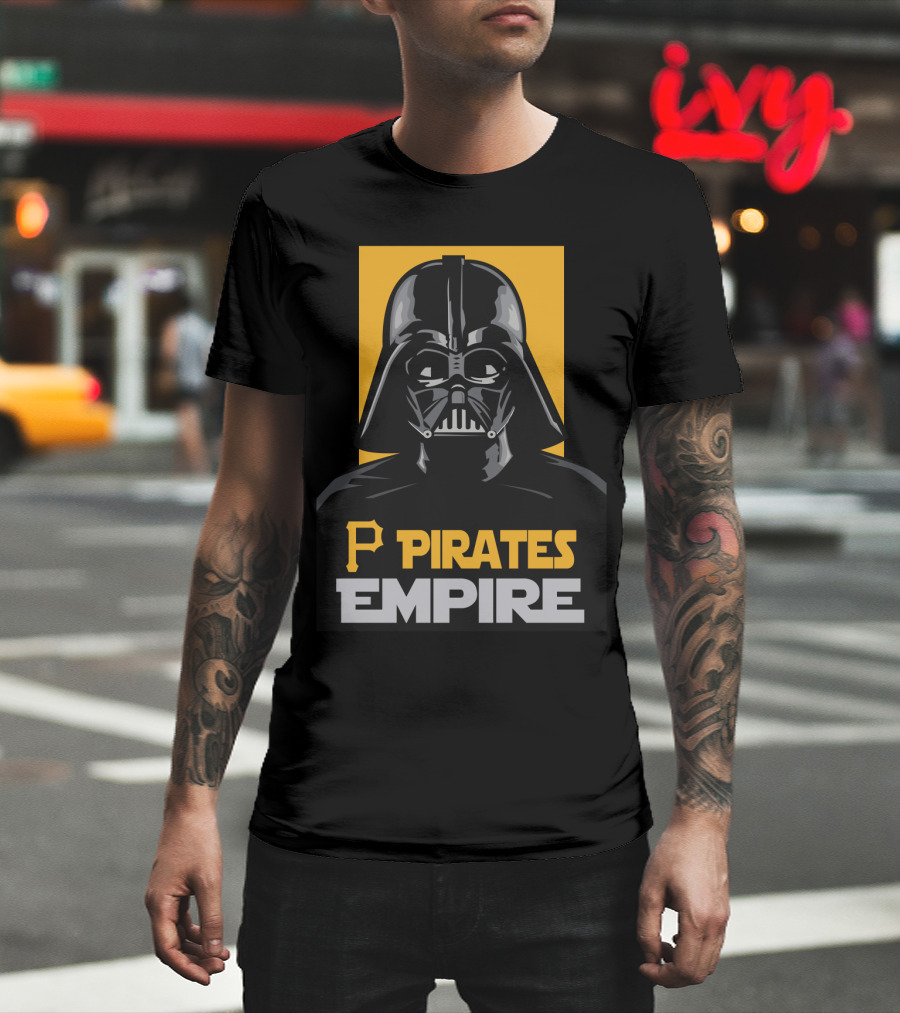 Pittsburgh Pirates Empire Darth Vader Iconic Mashup T-Shirt