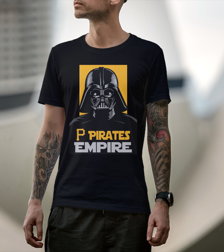 Pittsburgh Pirates Empire Darth Vader Iconic Mashup T-Shirt