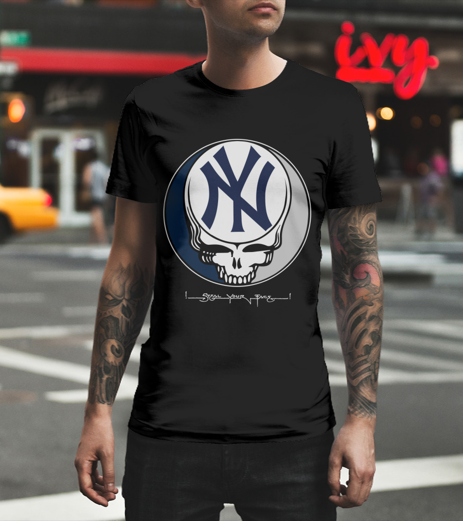 Grateful Dead Steal Your Face New York Yankees T-Shirt