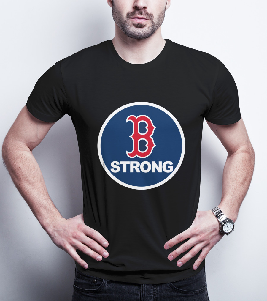 B Strong Red Sox Boston T-Shirt