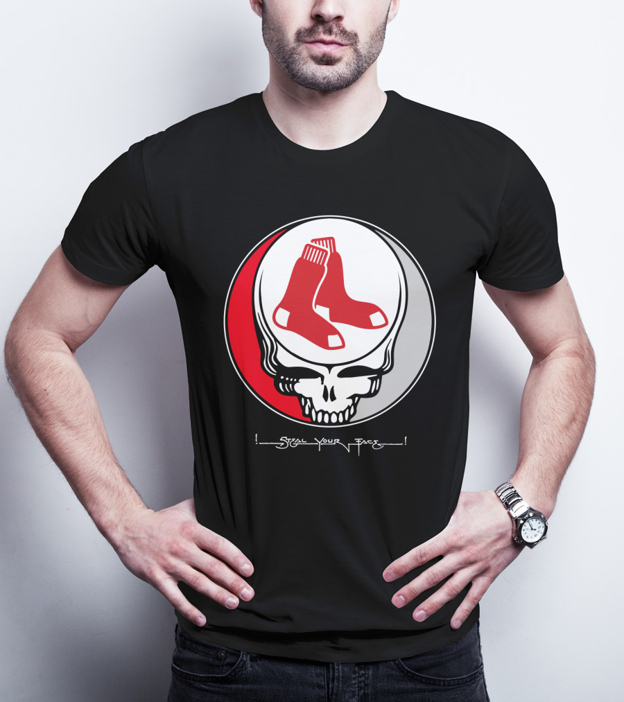 Grateful Dead Steal Your Face Boston Red Sox T-Shirt