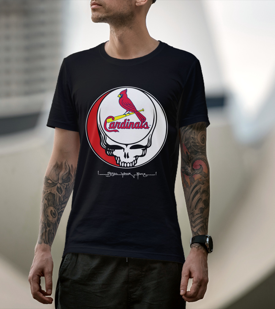 GRATEFUL DEAD St. Louis Cardinals Steal Your Face T-Shirt