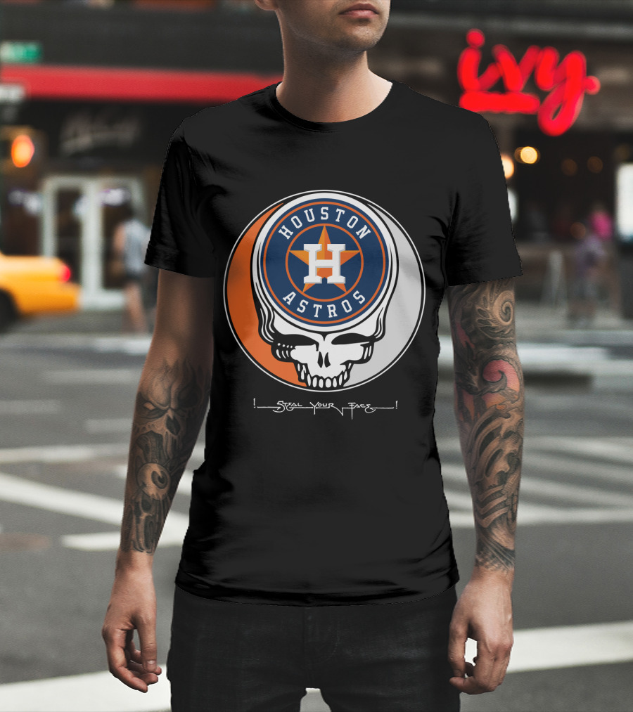 Houston Astros Grateful Dead Steal Your Face T-Shirt