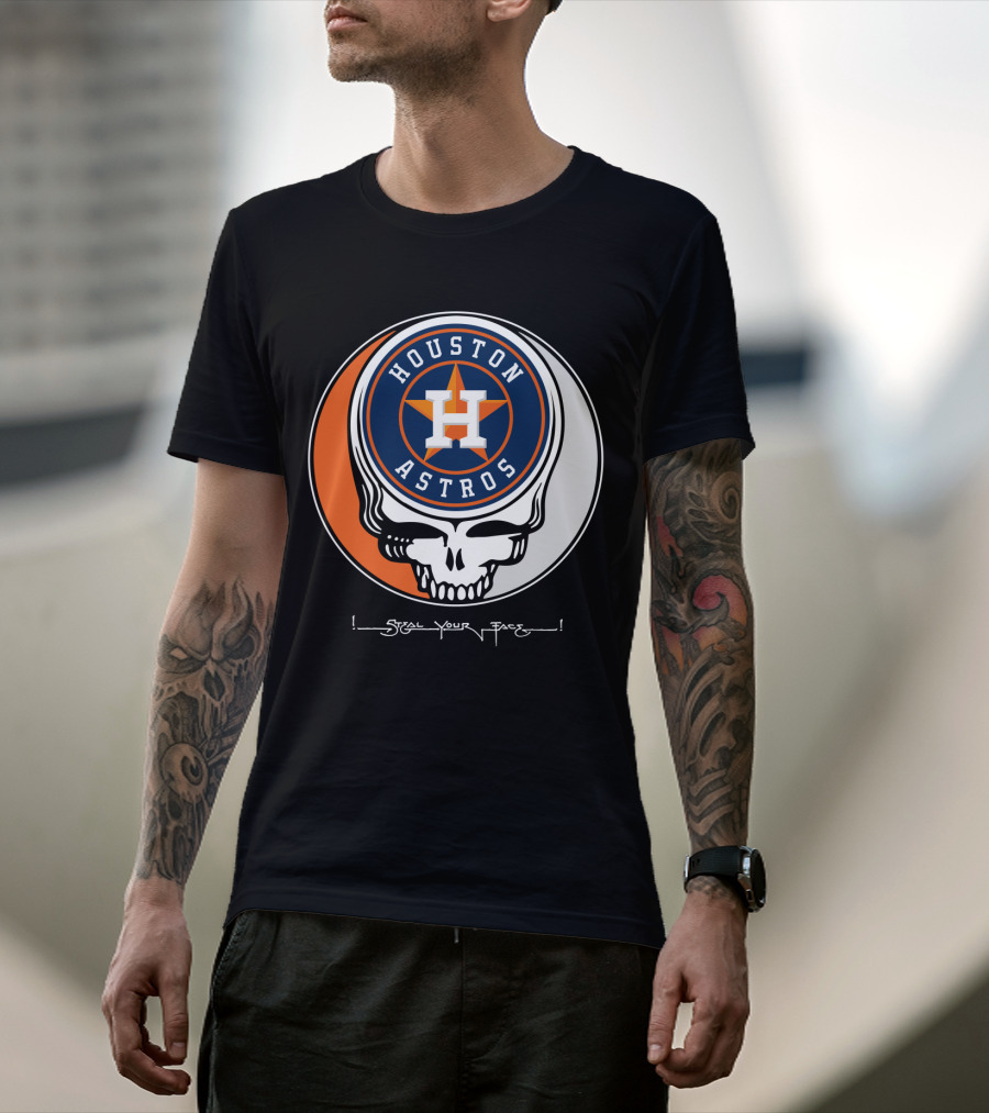 Houston Astros Grateful Dead Steal Your Face T-Shirt