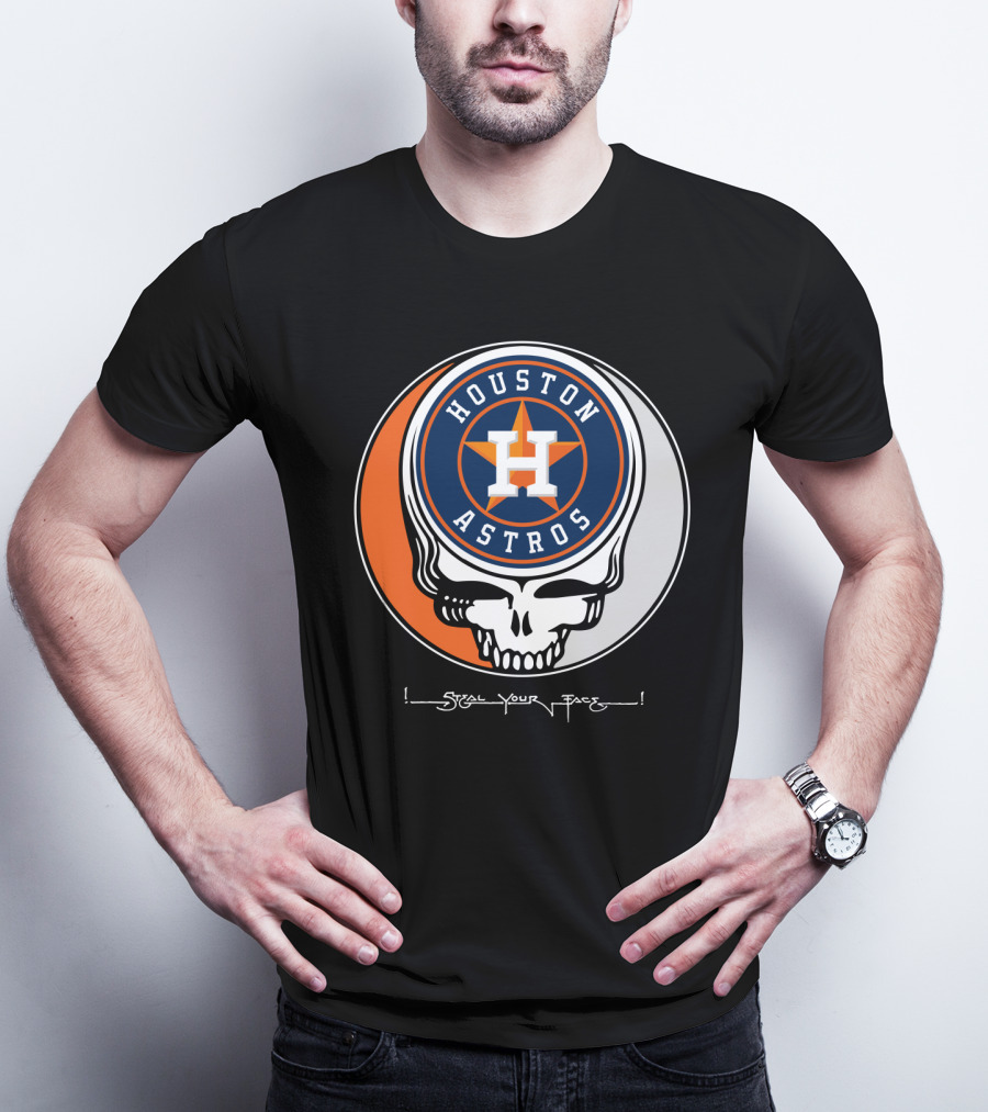 Houston Astros Grateful Dead Steal Your Face T-Shirt