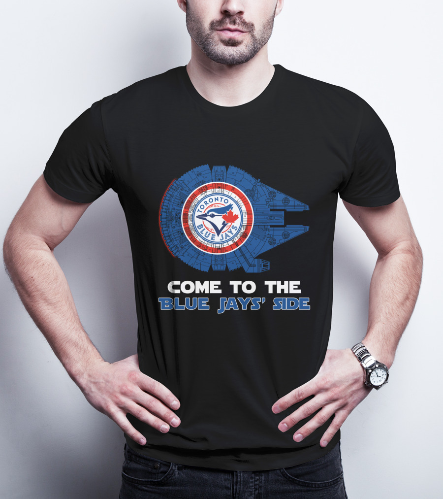 Toronto Blue Jays Millennium Falcon Come To The Blue Jays' Side T-Shirt