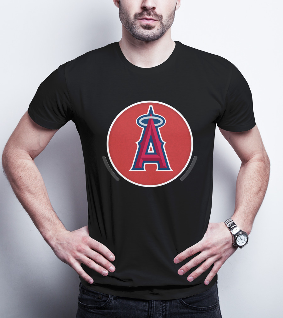 Los Angeles Angels Of Anaheim Red Halo T-Shirt
