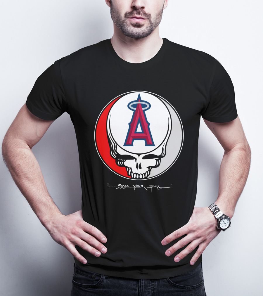 GRATEFUL DEAD Steal Your Face Los Angeles Angels Of Anaheim T-Shirt