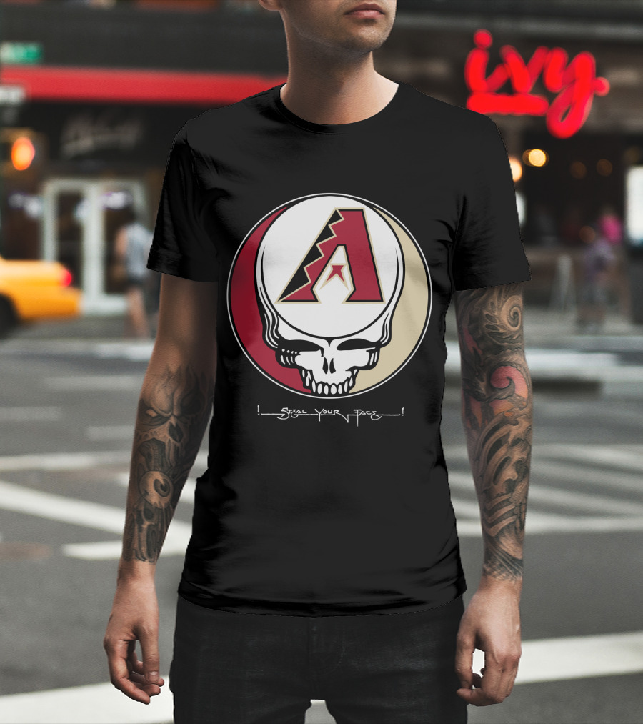 GRATEFUL DEAD Steal Your Face Arizona Diamondbacks T-Shirt