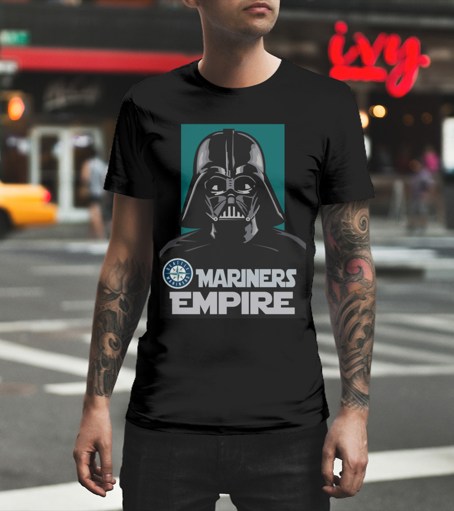 Seattle Mariners Darth Vader Empire T-Shirt