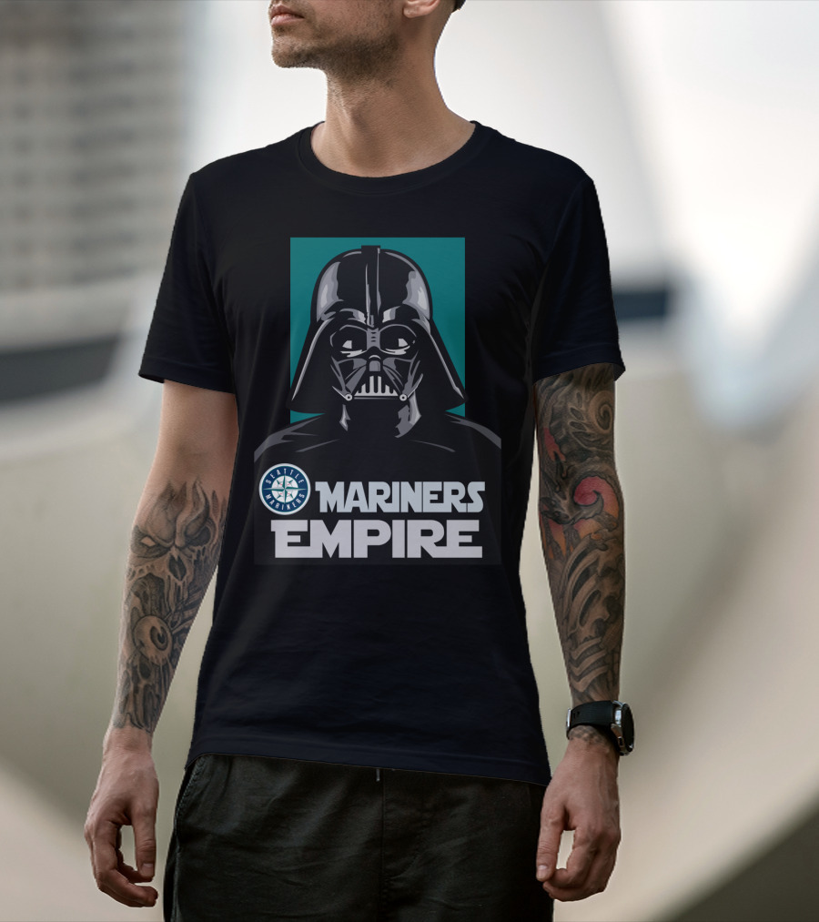 Seattle Mariners Darth Vader Empire T-Shirt